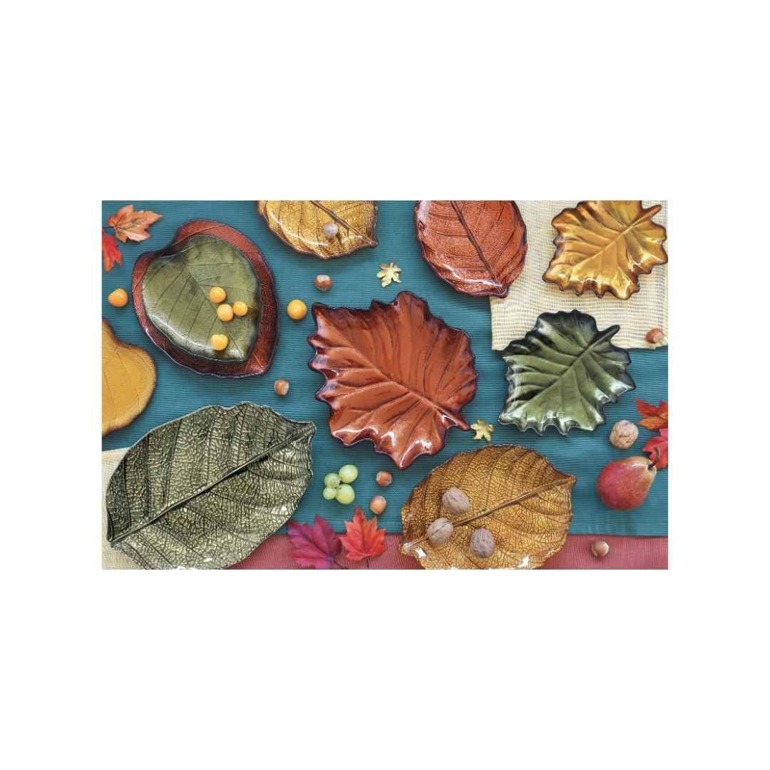 Glass Dish Set 2 Leaf – Elegance WMF Center